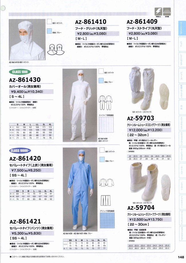 AZ-861430 カバーオール | アイトス | MISUMI(ミスミ)