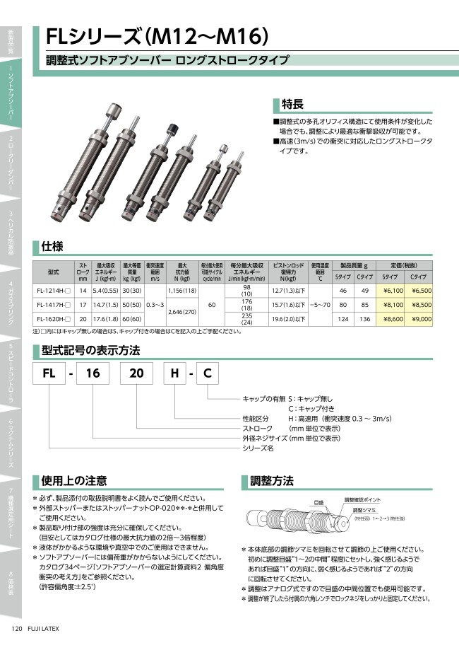 FLシリーズ（M12〜M16） | 不二ラテックス | MISUMI(ミスミ)