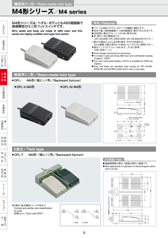 OFL-1V-M4 | 機器用ミニ形 M4シリーズ | オジデン | ミスミ | 325-9081
