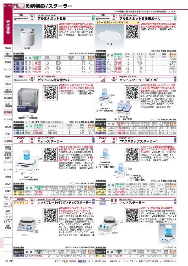 ホットプレート付マグネチックスターラー | 東京理化器械 | MISUMI(ミスミ)