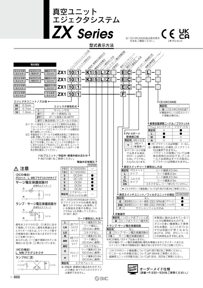真空ユニット エジェクタシステム ZXシリーズ | SMC | MISUMI(ミスミ)